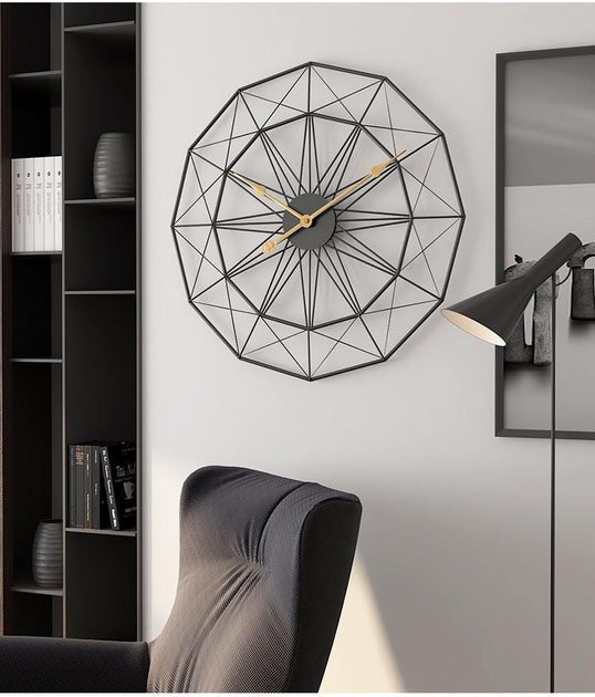 Retro Dodecagon Clock | For Your Element | For Your Element
